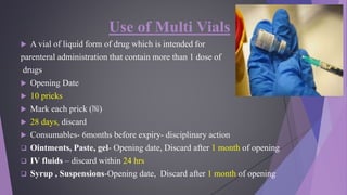 MANAGEMENT OF MEDICATION IN HOSPITALS | PPTX