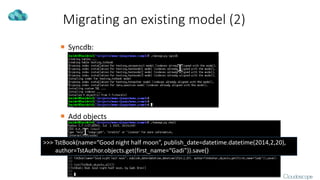 moma-django overview --> Django + MongoDB: building a custom ORM layer ...