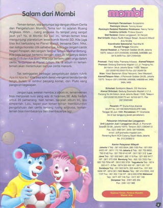 Mombi SD Vol 3 Tahun 2005 edisi Ruang Angkasa | PDF