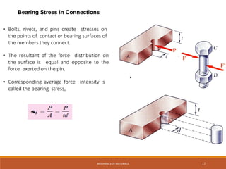 MECHANICS OF MATERIALS Chapter 01.pdf SLIDES | PDF