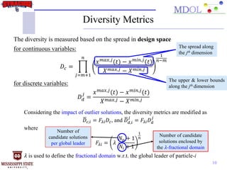 A New Multi-Objective Mixed-Discrete Particle Swarm Optimization Algorithm | PPTX