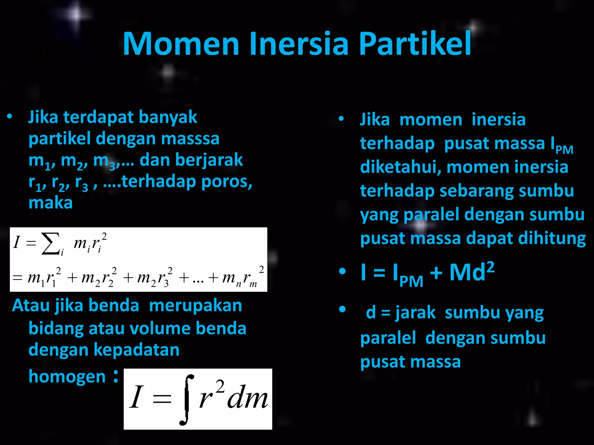 Momen inersia | PPTX
