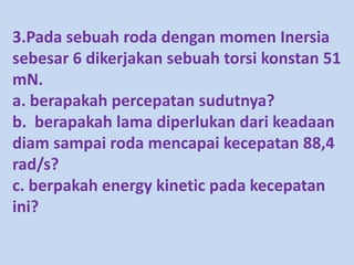 Momen inersia | PPTX