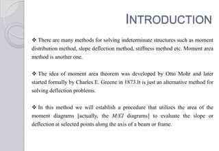 Moment area theorem presentation | PPTX