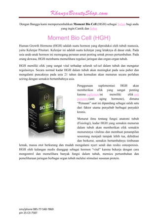 Moment bio cell original | PDF