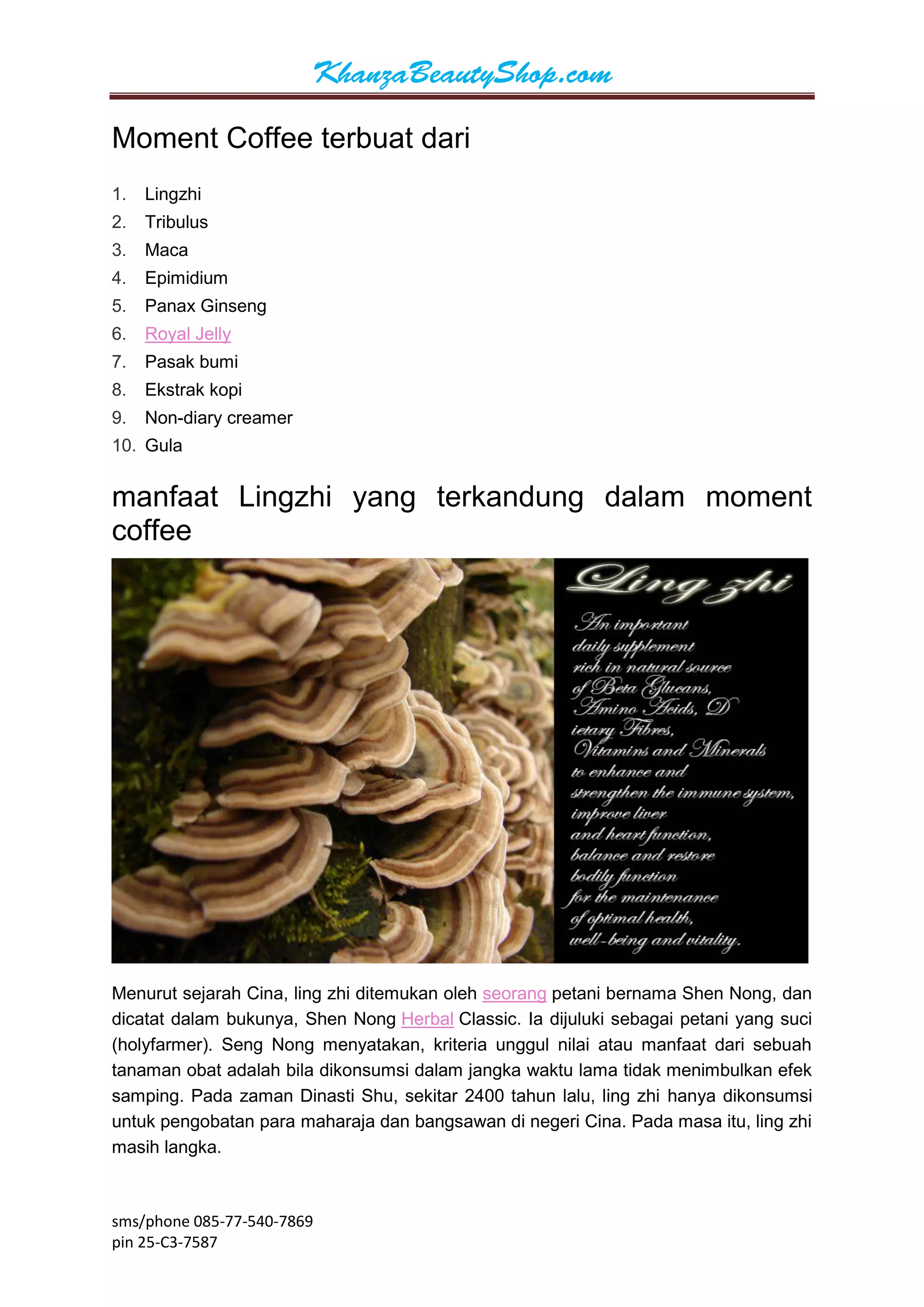 Moment coffee sachet | PDF