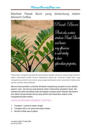 Moment coffee sachet | PDF