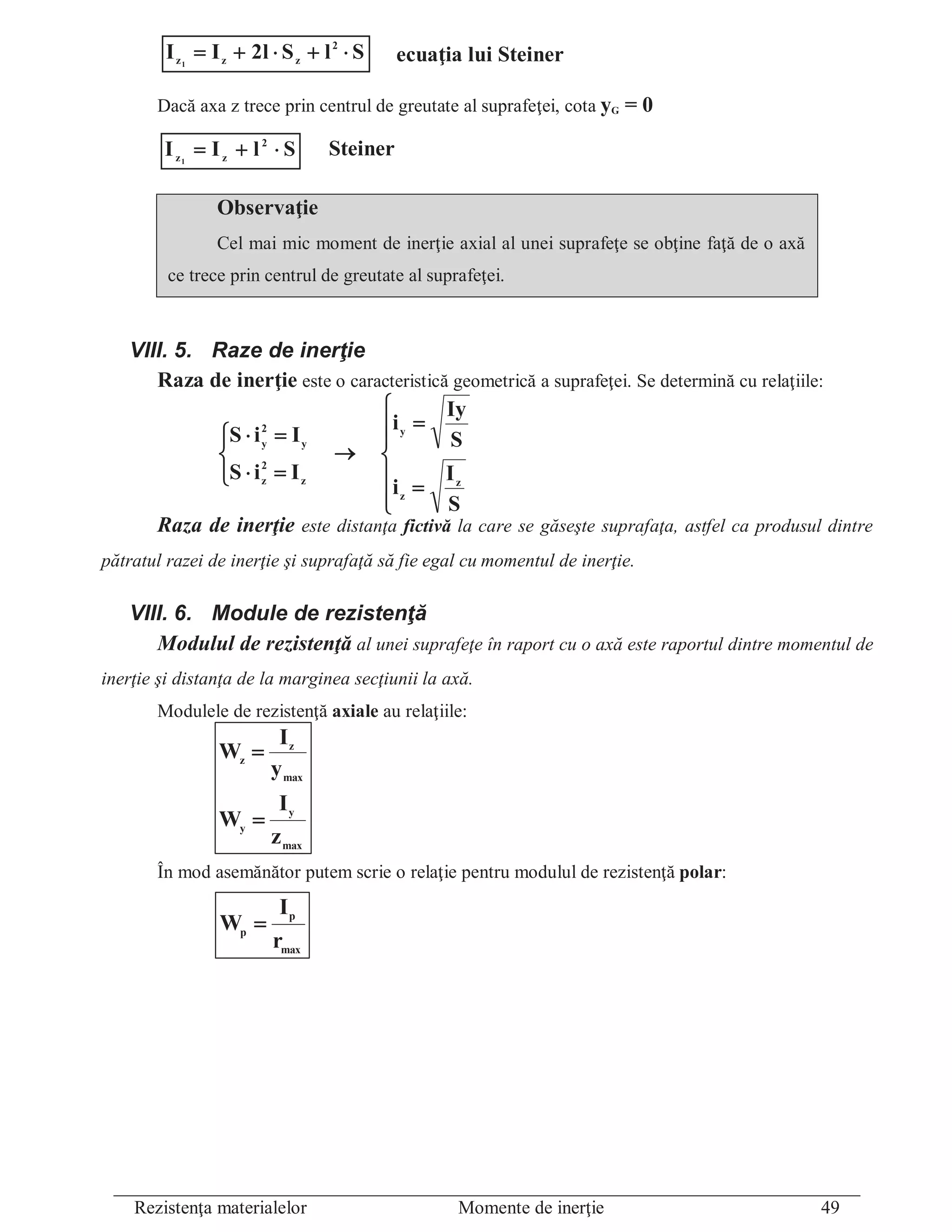 Moment de rezistenta | PDF