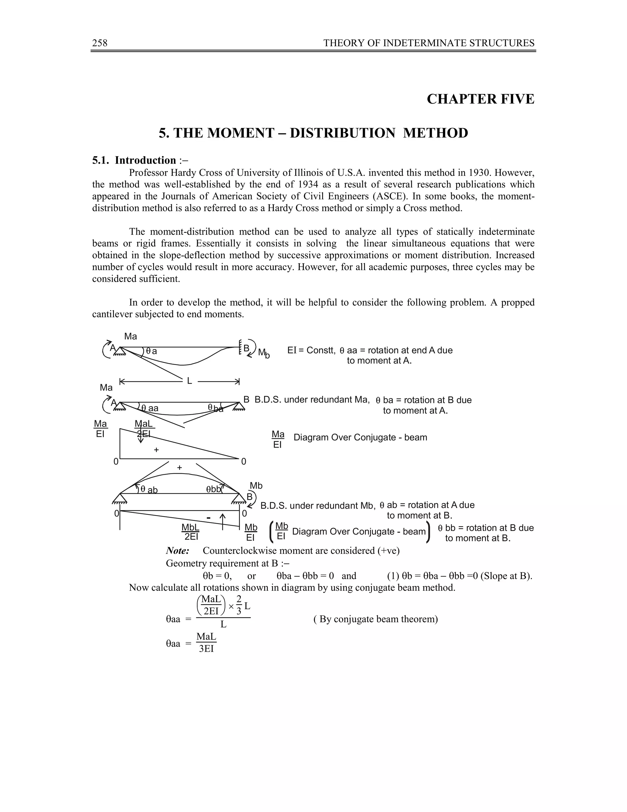 Moment distribution method | PDF