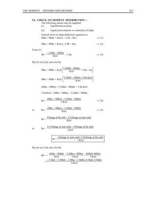Moment distribution method | PDF