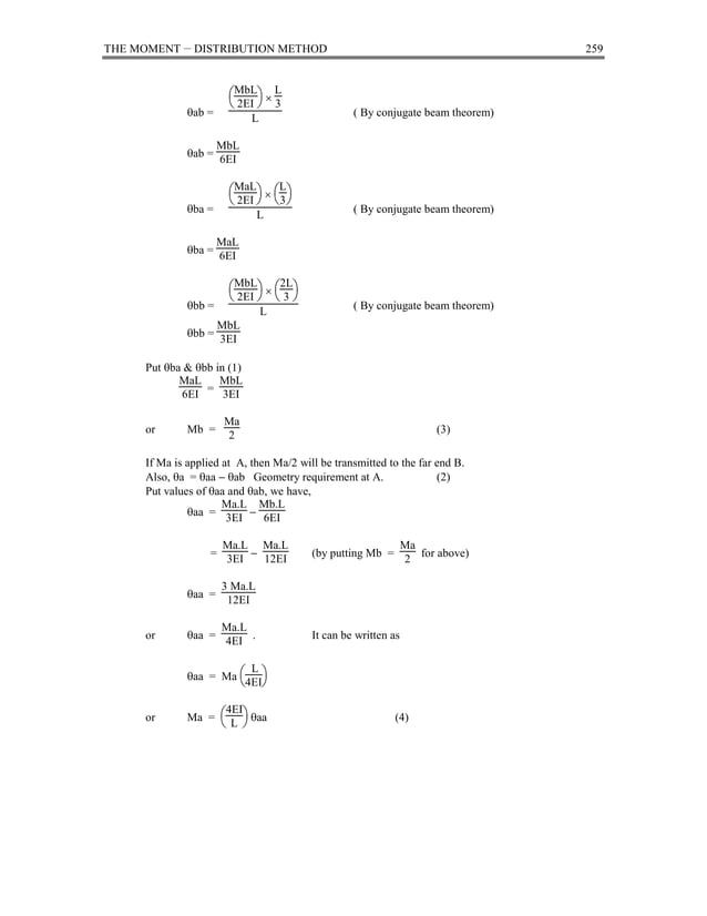Moment distribution method | PDF