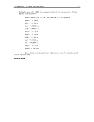 Moment distribution method | PDF