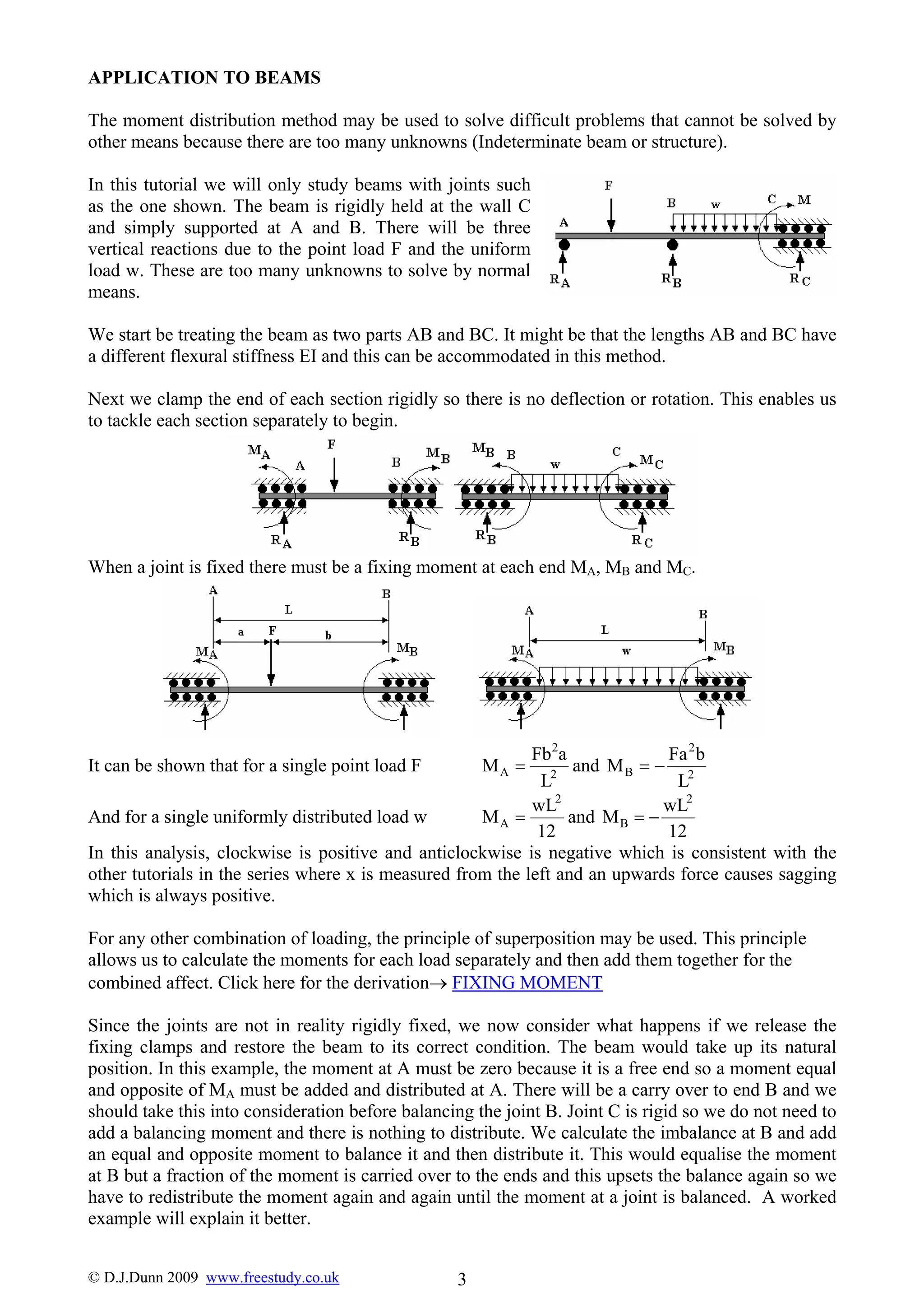 Moment distribution method 2 | PDF