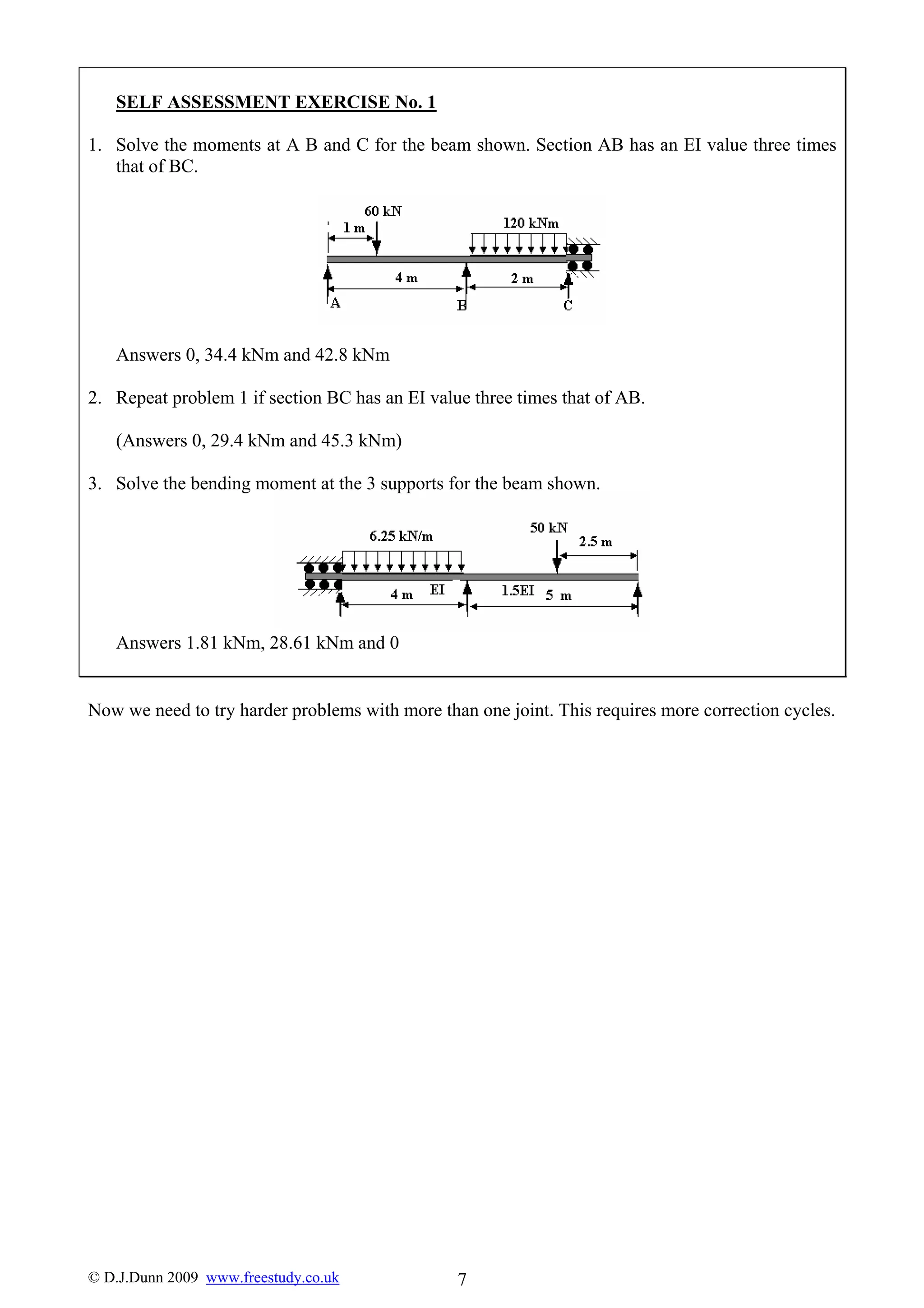 Moment distribution method 2 | PDF