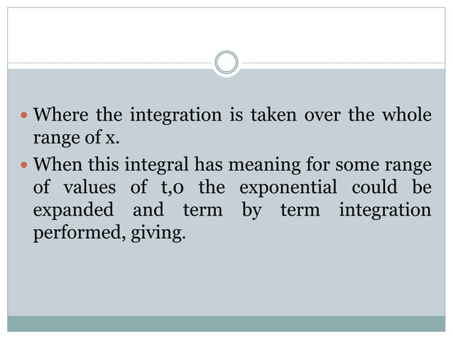 Moment Generating Function And Bernoulli Experiment Ppt