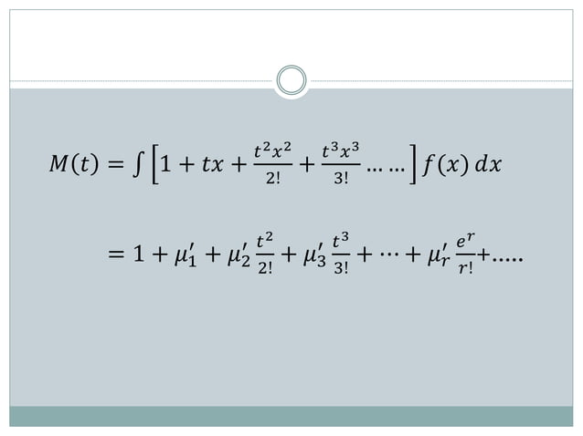 Moment Generating Function And Bernoulli Experiment Pptx