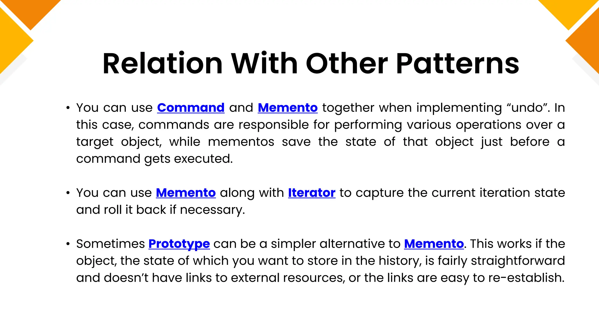 Momento Design Pattern- A brief Understanding | PPTX