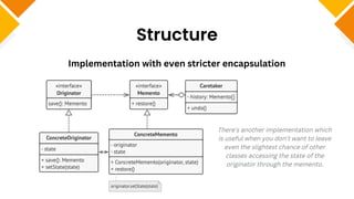 Momento Design Pattern- A brief Understanding | PPTX