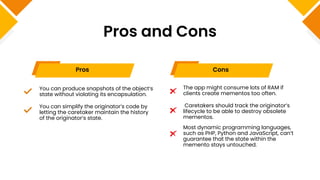Momento Design Pattern- A brief Understanding | PPTX
