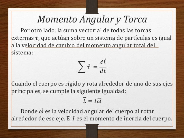 Momento angular