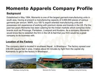 Momento Company Profile Linkin | PPT