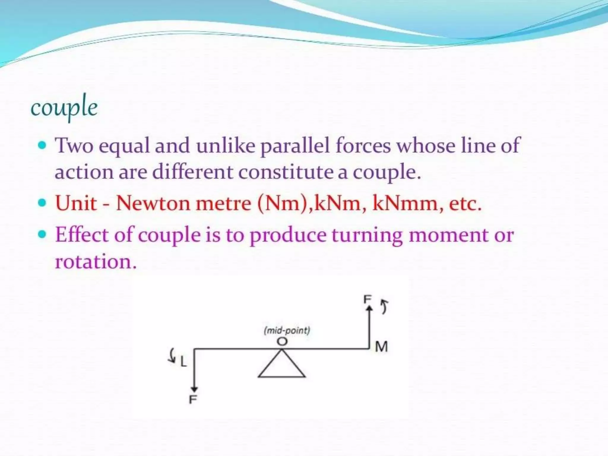 Moment of force, Couples, Force rules.pptx