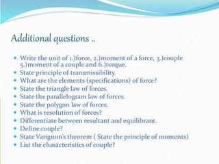 Moment of force, Couples, Force rules.pptx
