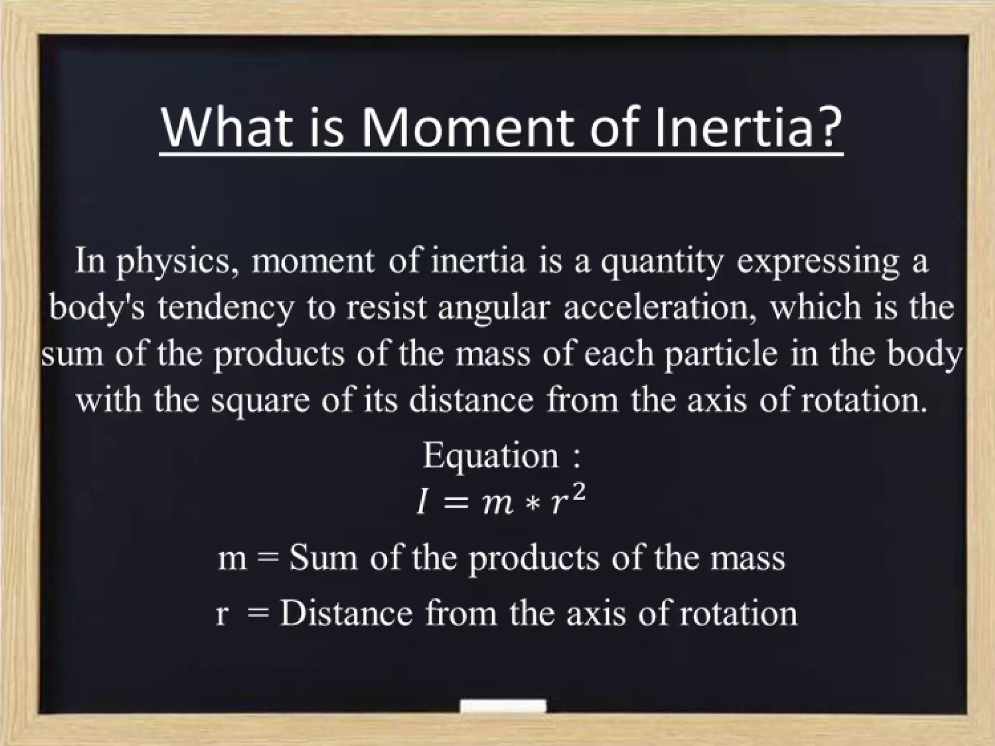Moment of inertia | PPTX
