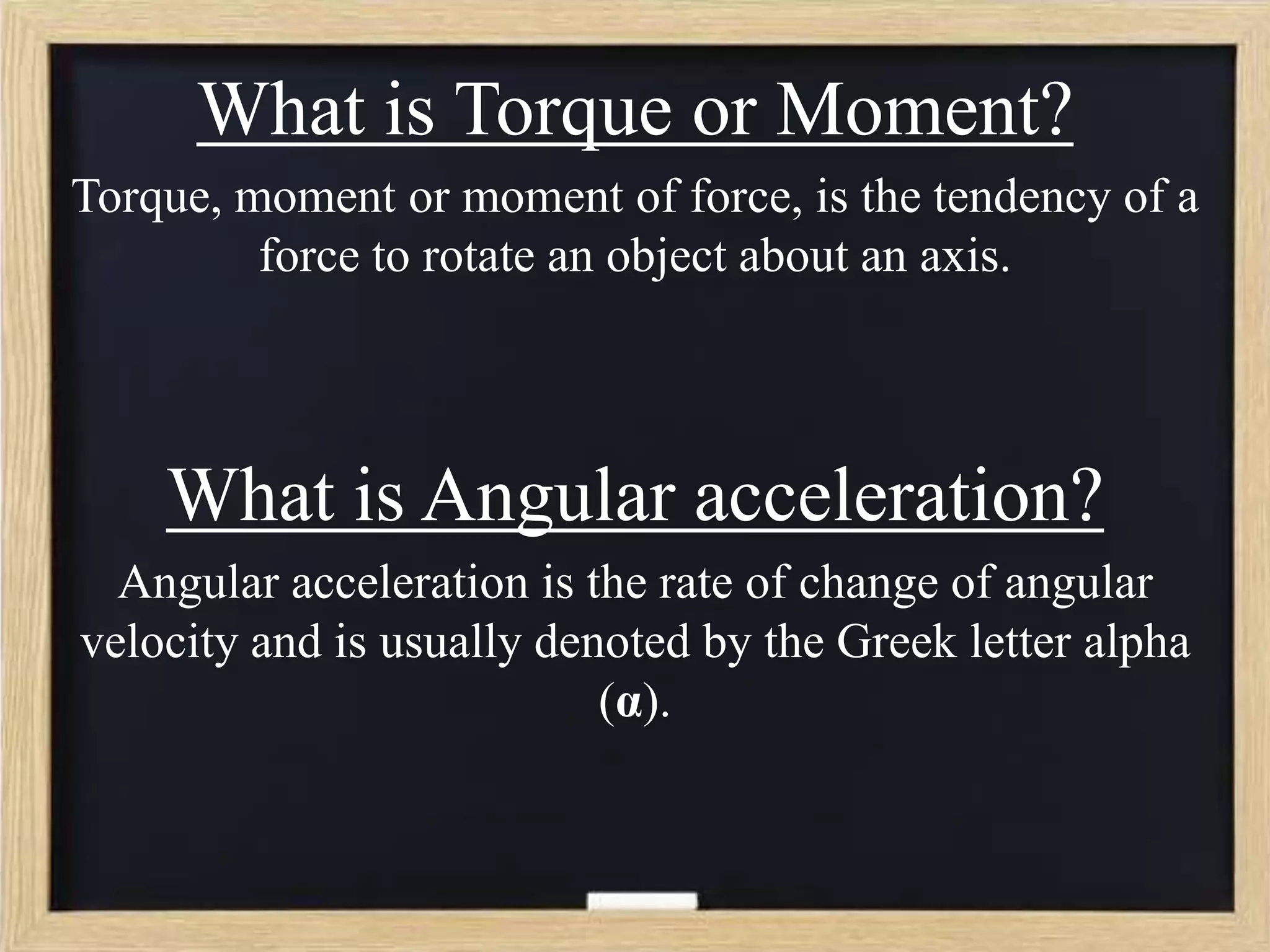 Moment of inertia | PPTX