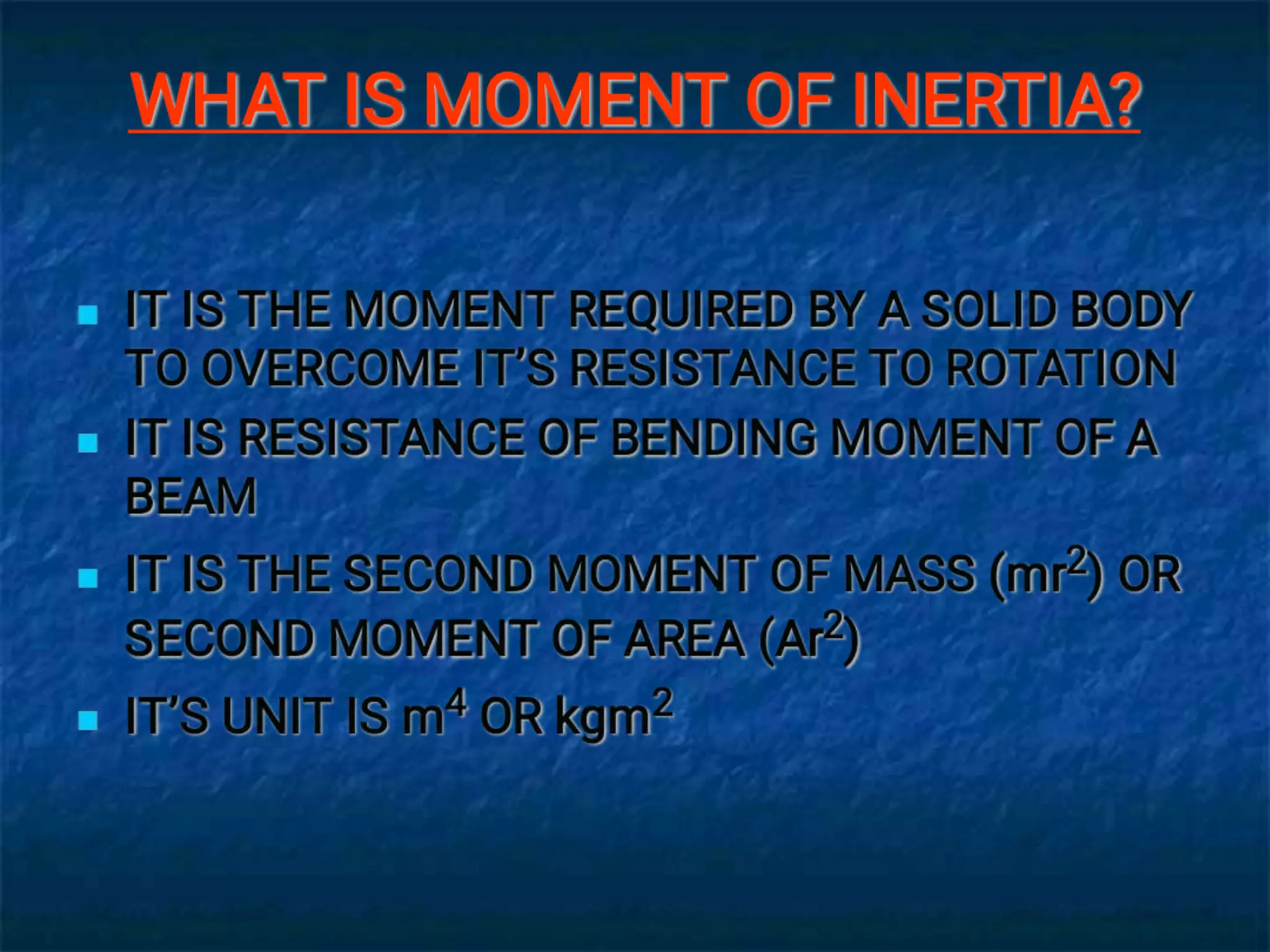 Moment of inertia (1) | PPT