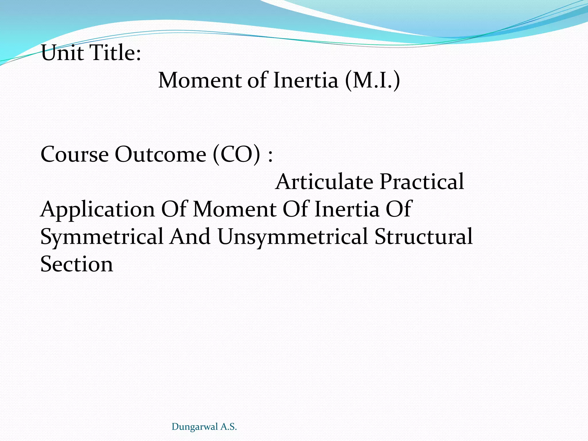 Moment of inertia | PDF