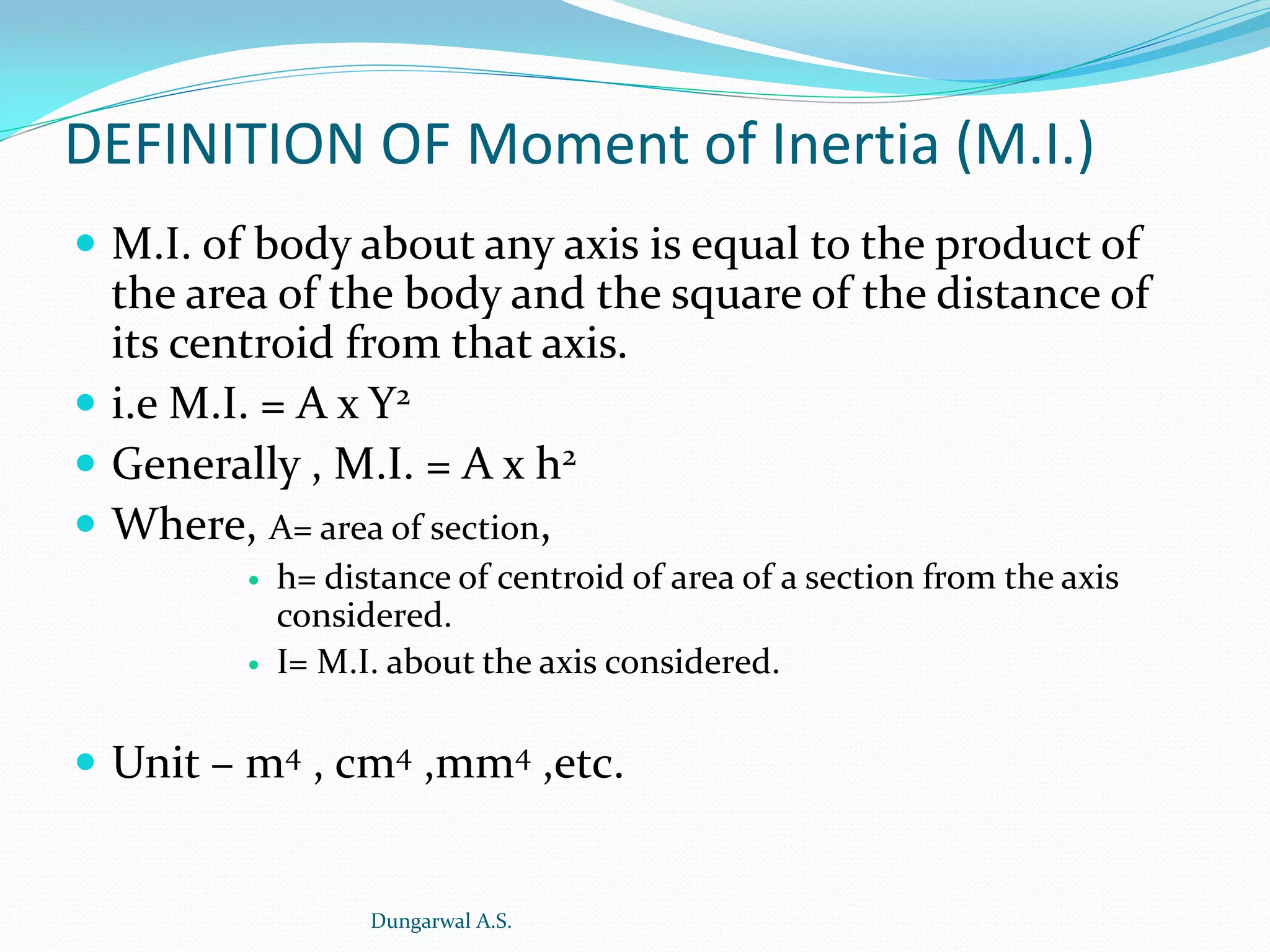 Moment of inertia | PDF