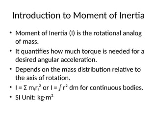Moment_of_Inertia_and_Its_Theorem_pptx01 | PPTX