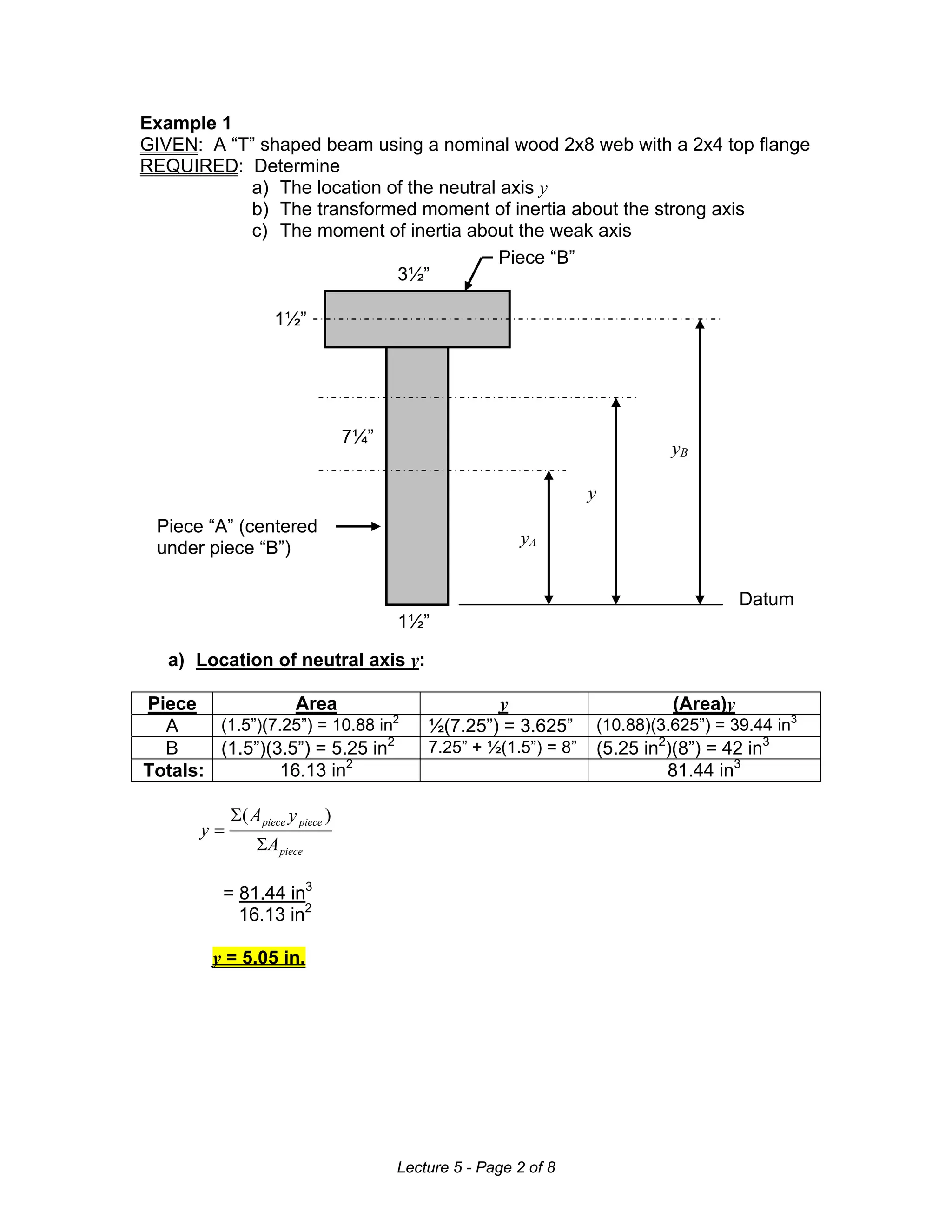 Moment of inertia of non symmetric object | PDF