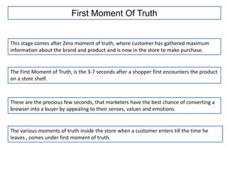 Moment of truth in a retail store | PPTX