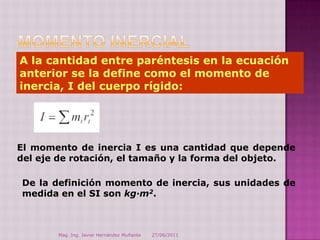 Momento inercia | PPT