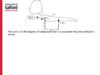 Moments and forces shoulder elbow | KEY