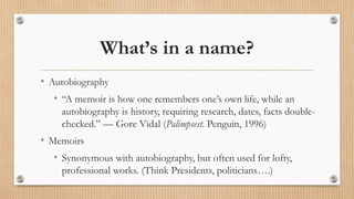 Moments of Memoir: Writing the Stories of Life by Dr. Lisa Van Zwoll ...
