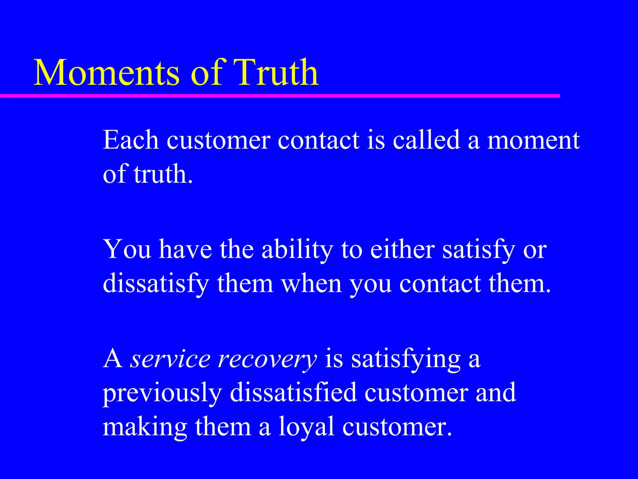 Moments of truth | PPT