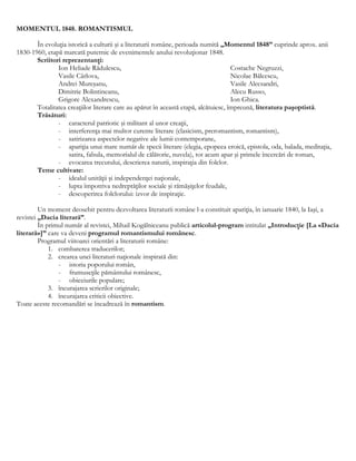 MOMENTUL 1848. ROMANTISMUL.doc