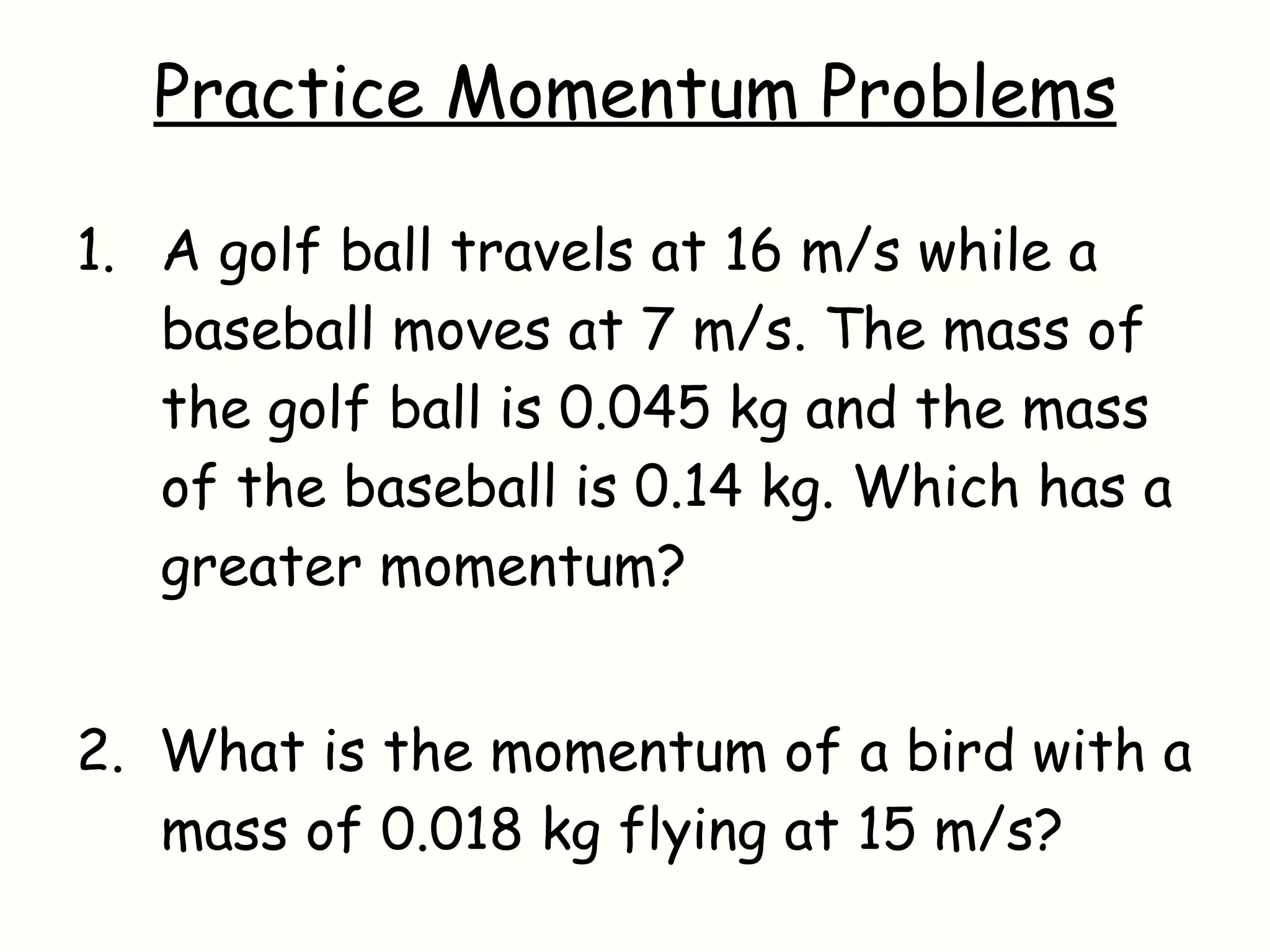 Momentum | PPT