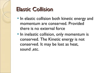 Conservation of Momentum | PPT