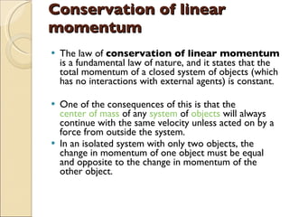 Conservation of Momentum | PPT