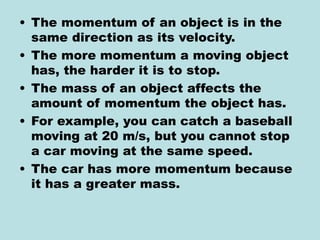 Momentum, Newton, Law of Motion, Velocity | PPT