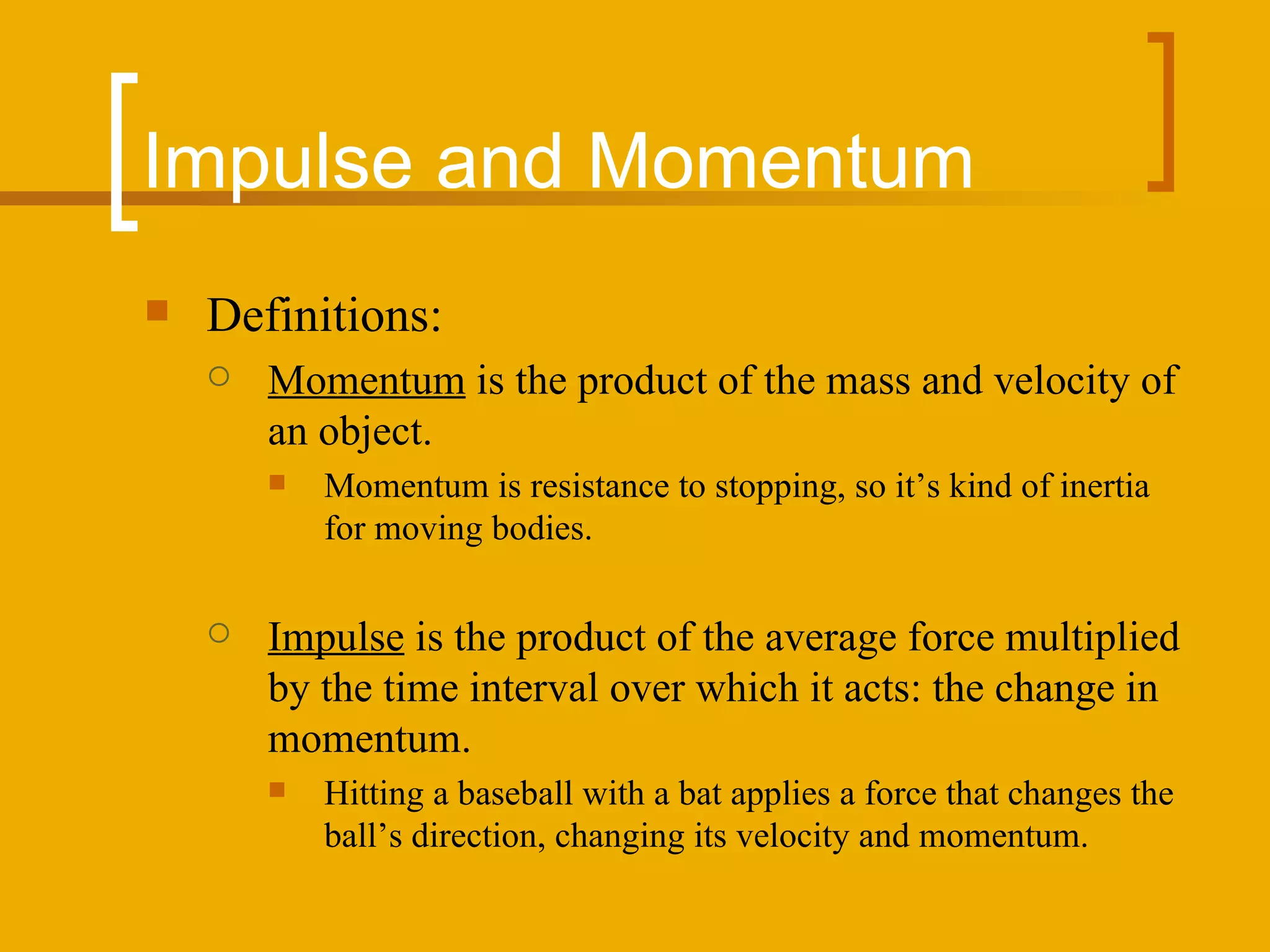 Momentum & Impulse | PPT
