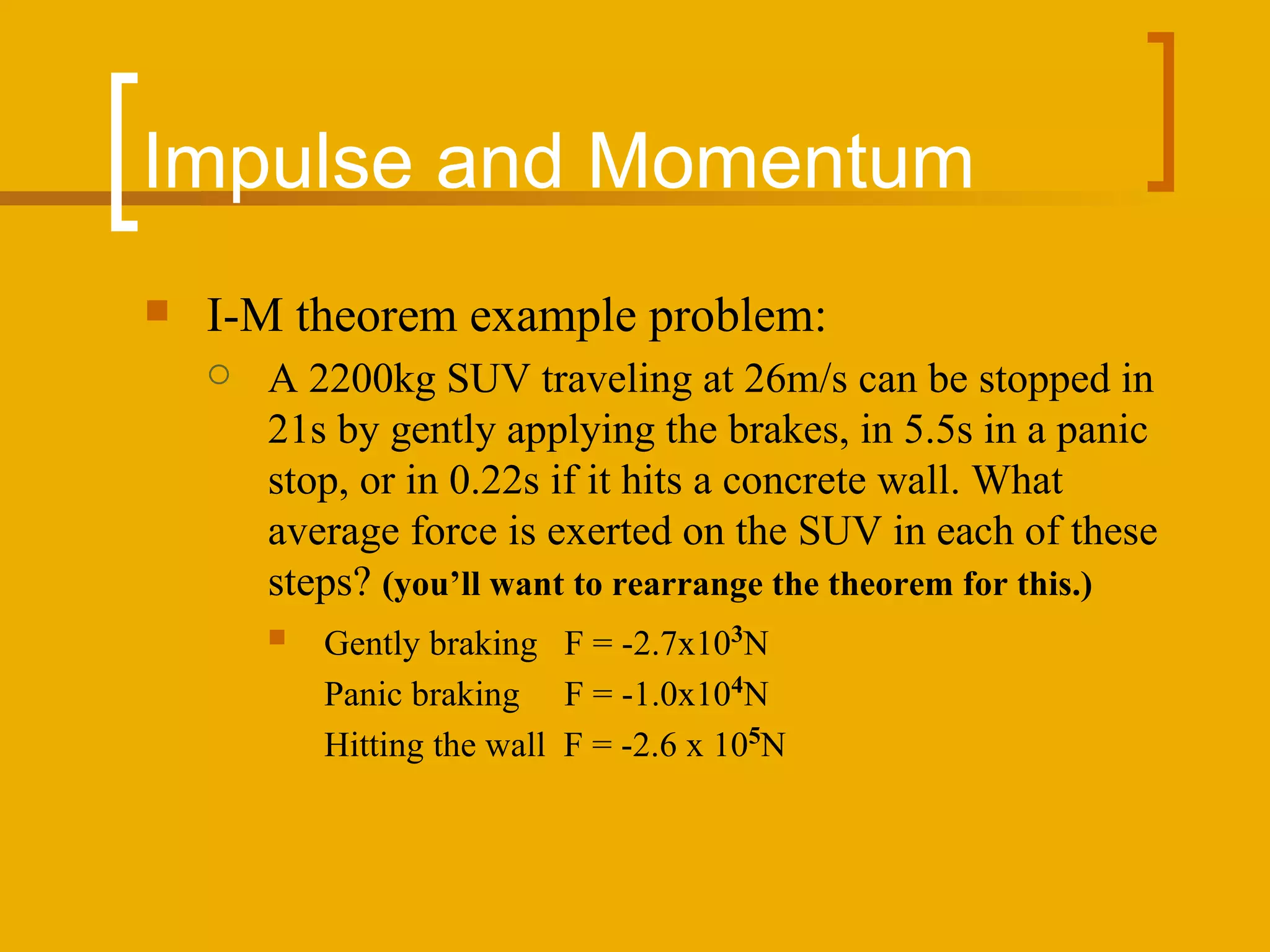 Momentum & Impulse | PPT