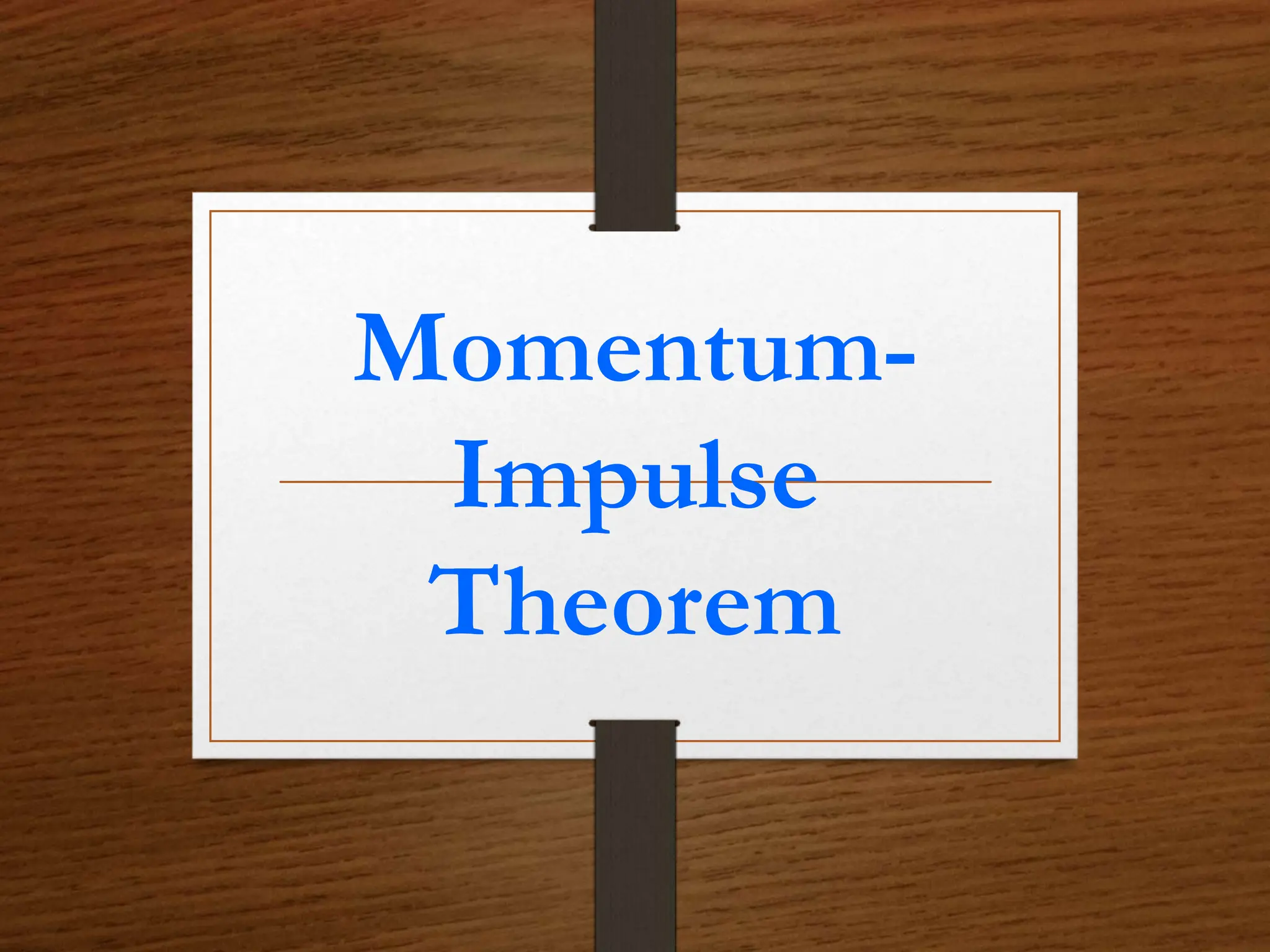 What is Momentum and Impulse ConceptsPowerPoint.ppt