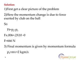 How to solve momentum problems | PPTX