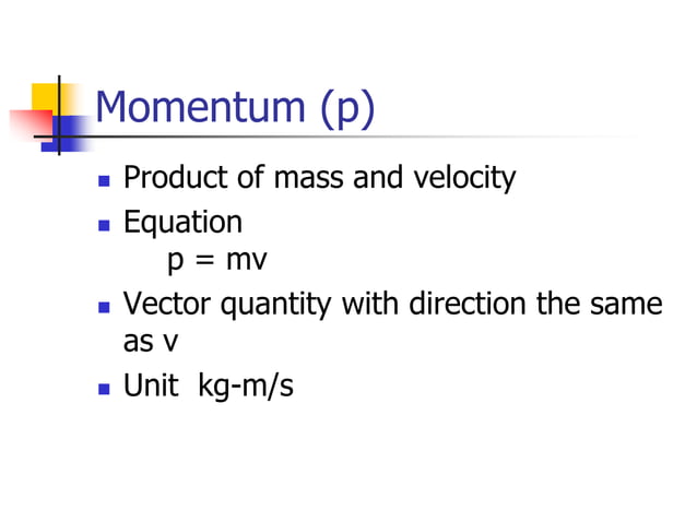grade 9 science momentum and impulse.pptx | Physics | Science