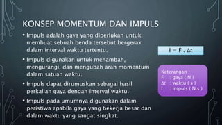Konsep momentum dan impuls | PPT